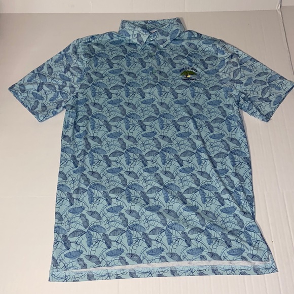 U.S. Open | Shirts | Mens Blue Floral 21st Us Open Medium Short Sleeve ...